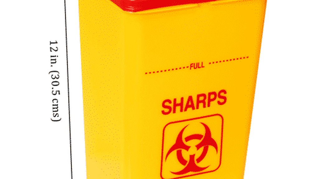 5 Liter Medical Waste Container