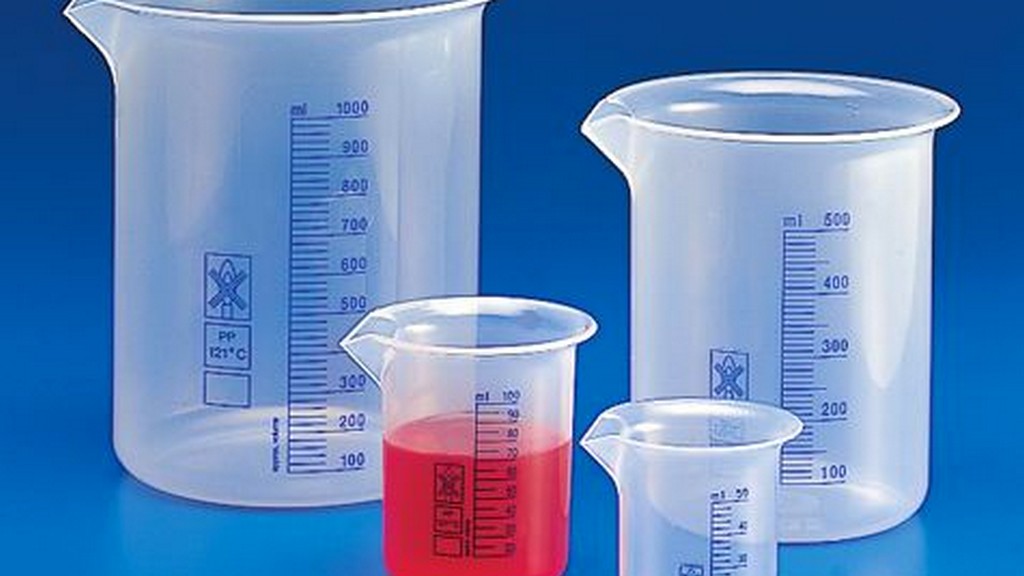 Beker van polypropyleen