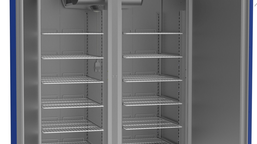 Refrigerador de laboratorio de doble puerta