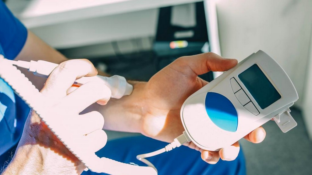 Dispositivo de ultrasonido Doppler