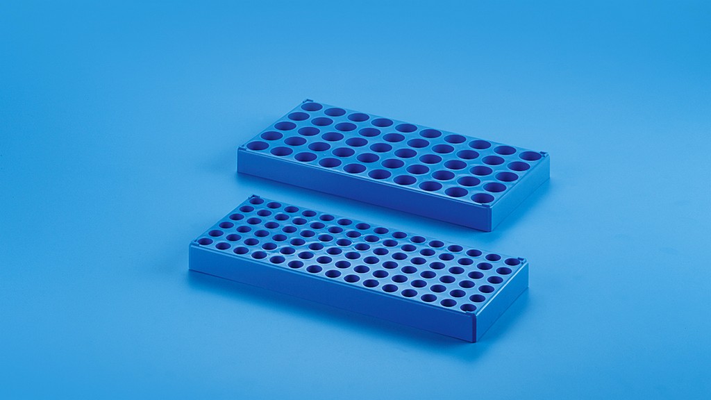 Gradilla para viales de centelleo