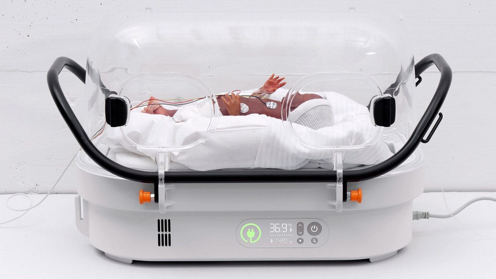 Incubadora portátil para recién nacidos